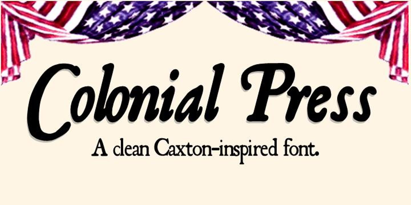 Colonial Press Font